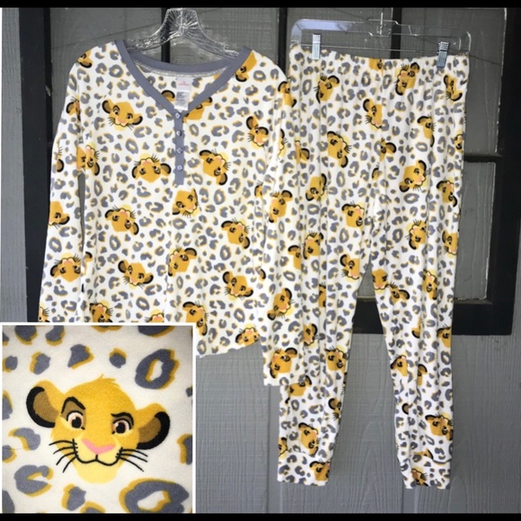 Disney | Intimates & Sleepwear | Disney Lion King Pajama Set All Over ...